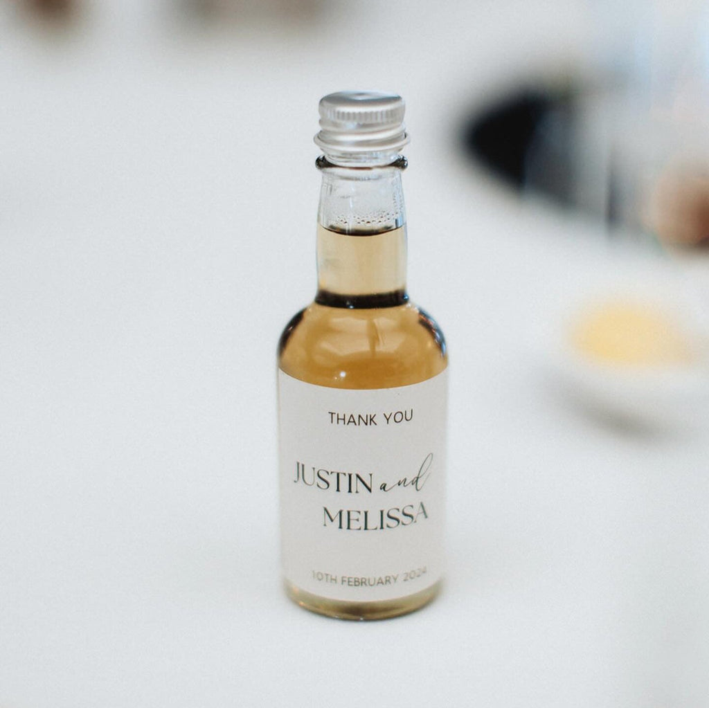 50ML Custom Wedding Favour Bottle - FILL YOUR OWN (Arak, Rakija, Ouzo ...